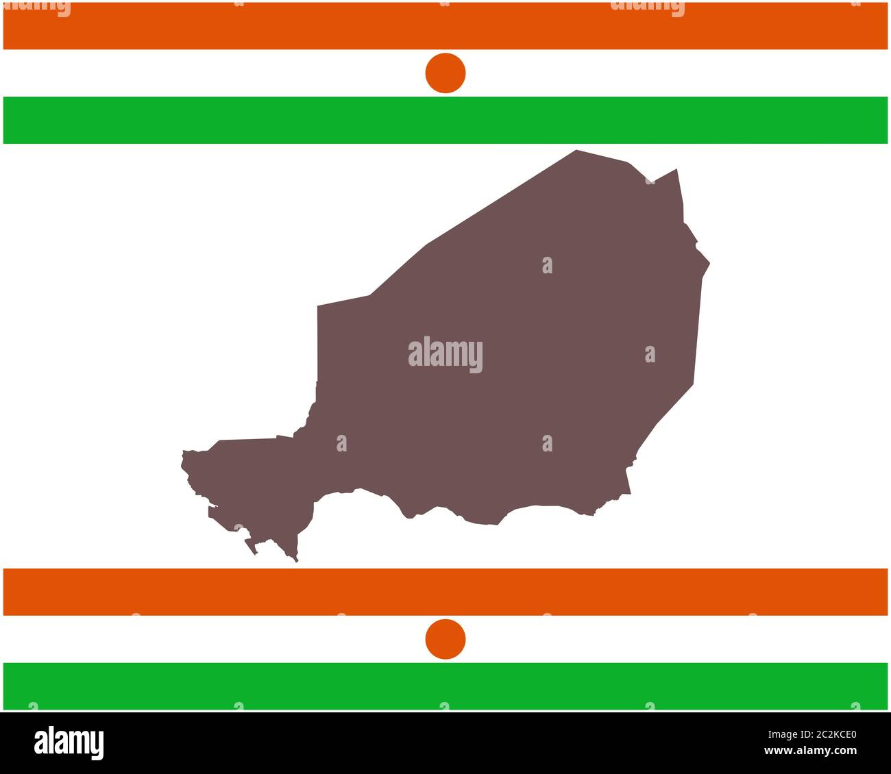 Niger karte hi-res stock photography and images - Alamy
