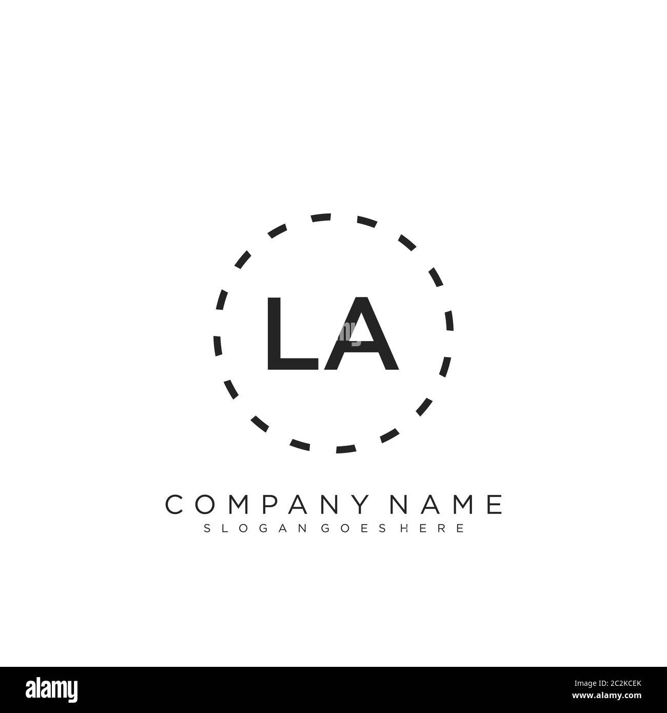 La initials logo hi-res stock photography and images - Alamy