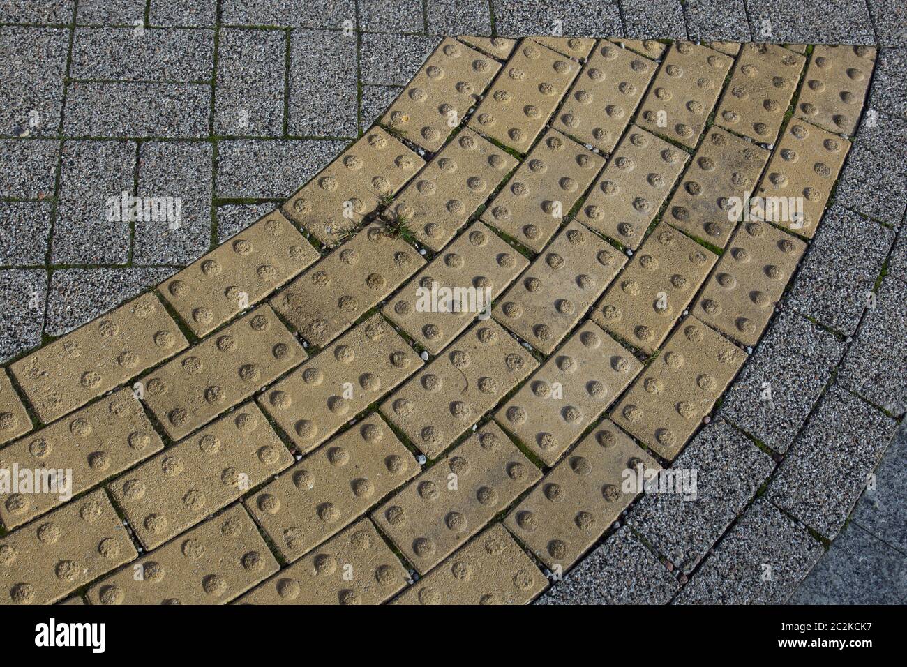 Block tactile paving for blind handicap. Tactile paving for blind ...