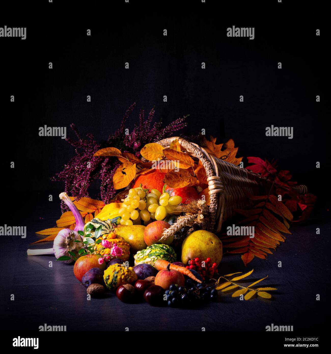 The beautiful and autumnal cornucopia Stock Photo - Alamy