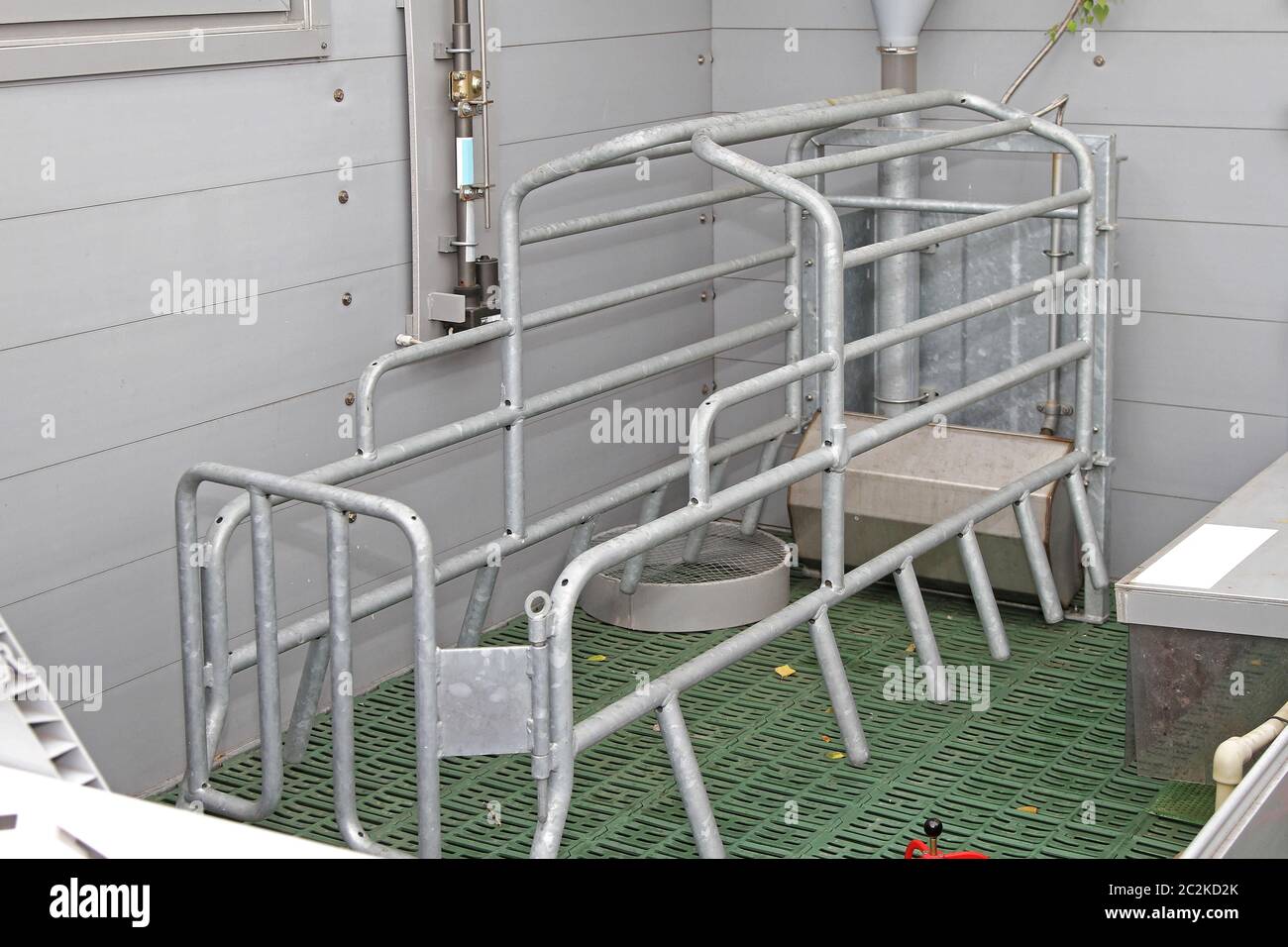 New Farrowing Crate at Modern Pig Farm Stock Photo - Alamy