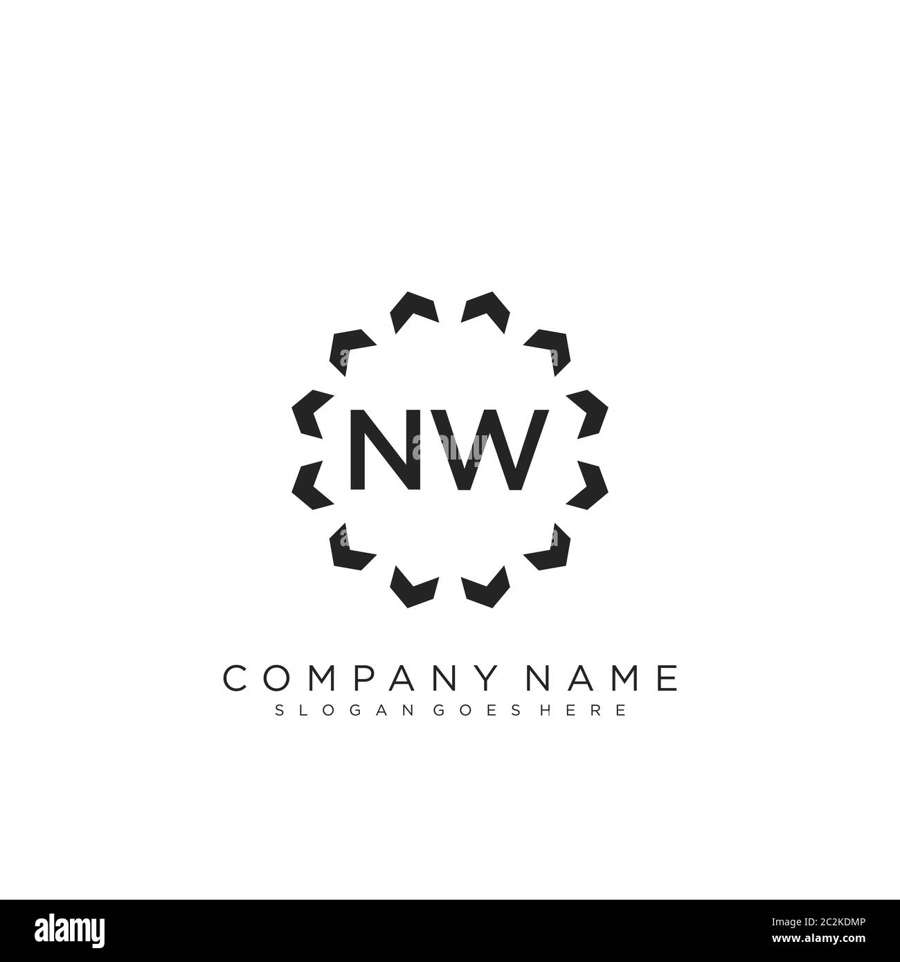Nw logo vector vectors hi-res stock photography and images - Alamy