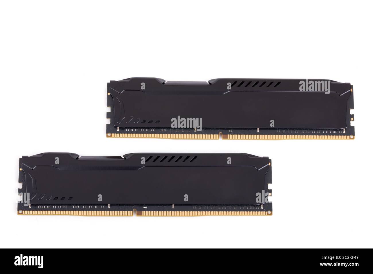 modern memory module KIT DDR4 2666MHz CL16 for PC isolated on white background Stock Photo - Alamy