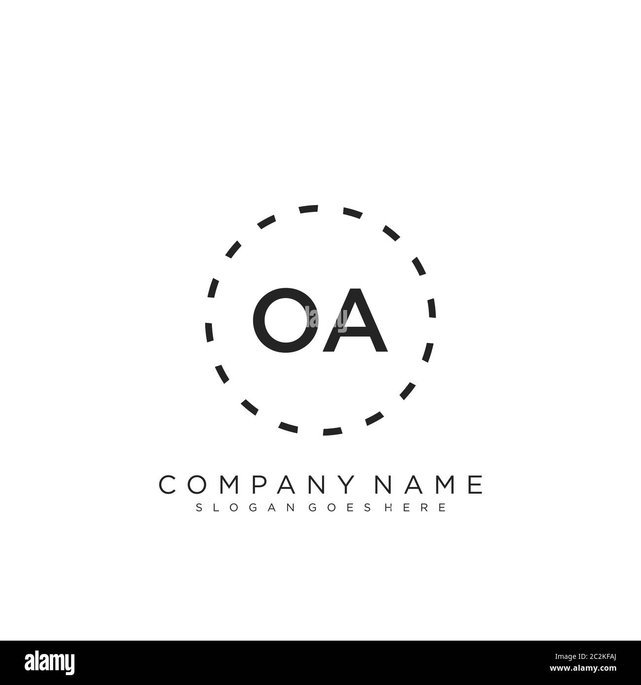 Oa initials logo hi-res stock photography and images - Alamy