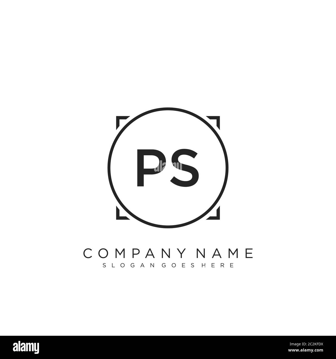 Ps initials logo hi-res stock photography and images - Alamy