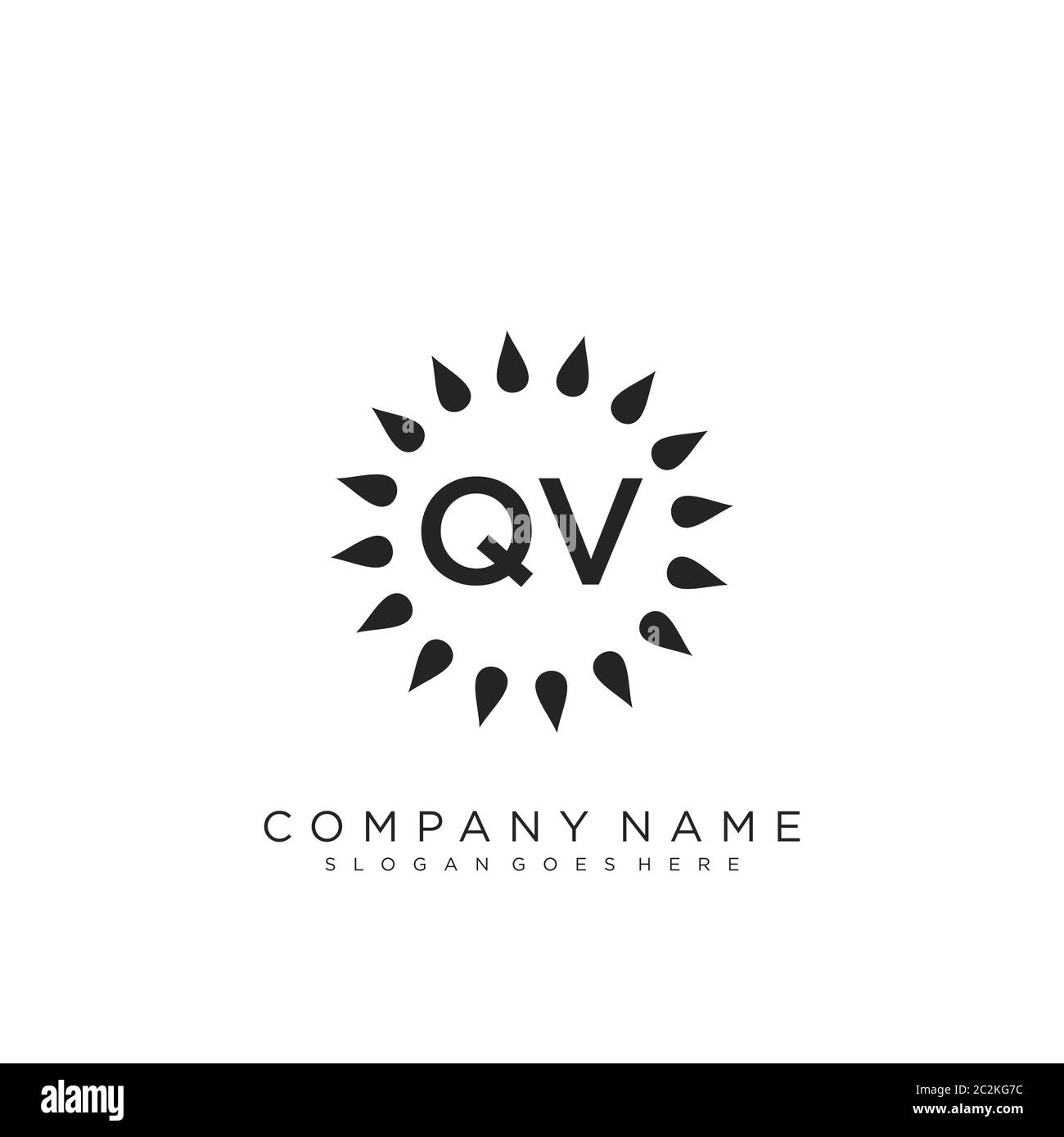 Qv logo vector vectors hi-res stock photography and images - Alamy