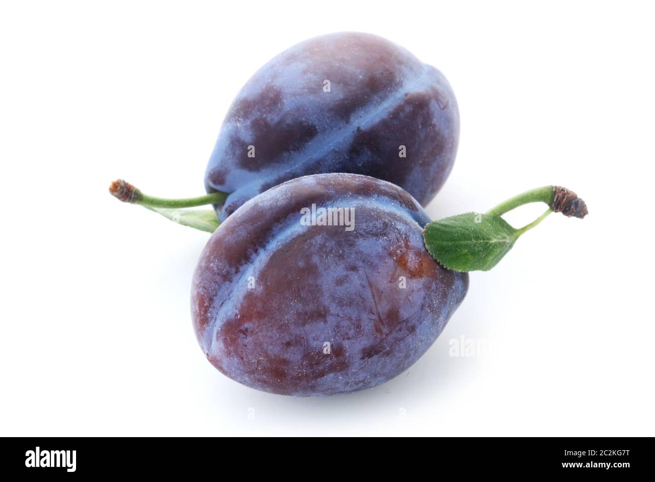 Two plums isolated on white hi-res stock photography and images - Alamy