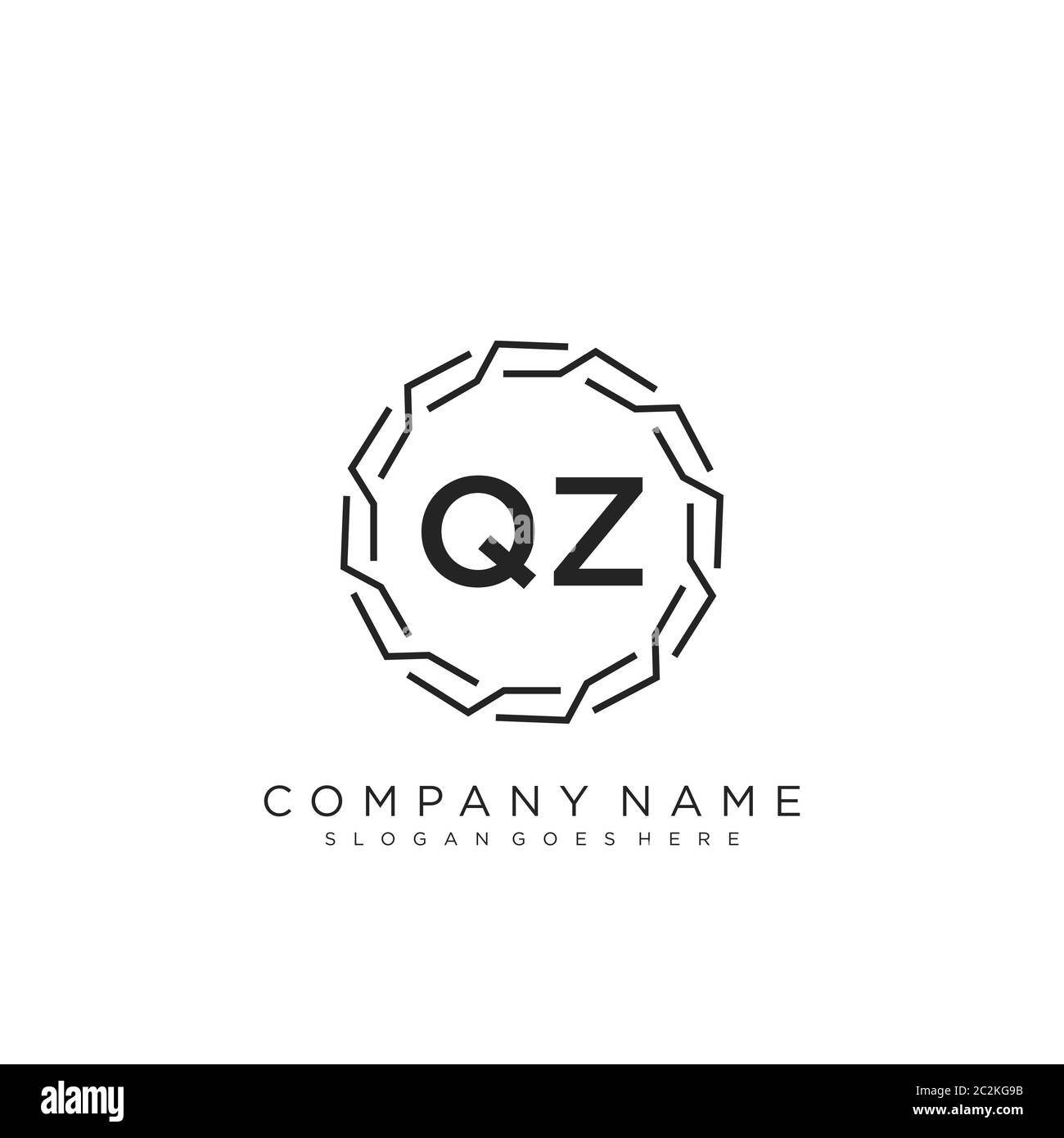 Letter qz vector vectors Stock Vector Images - Alamy