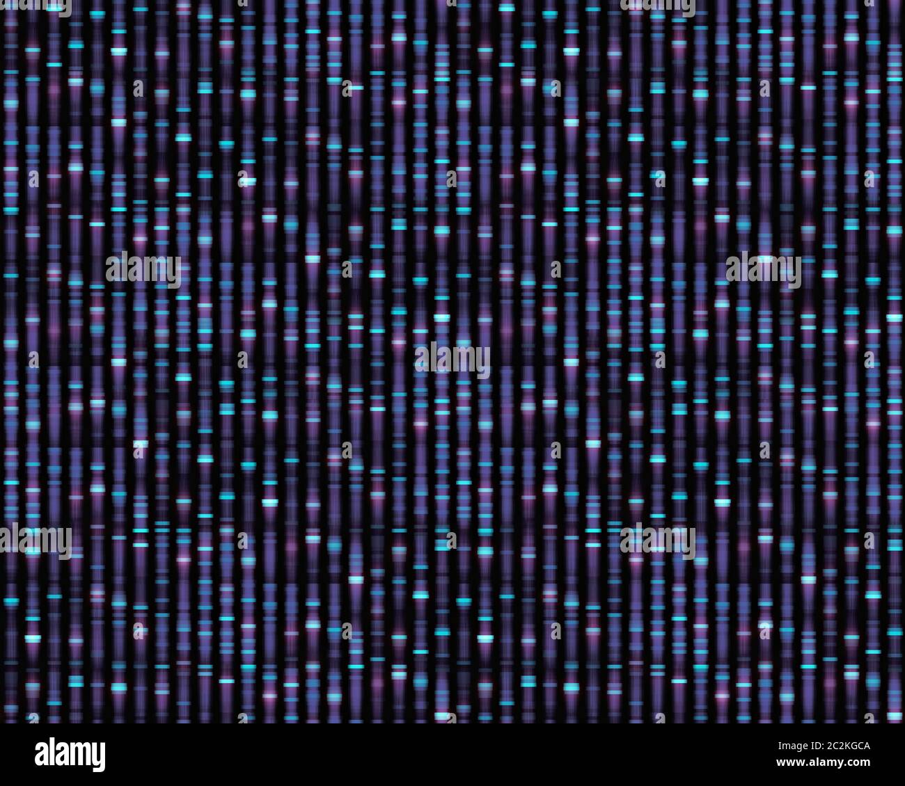 Method of DNA sequencing. 3D illustration, seamless looping, background ...