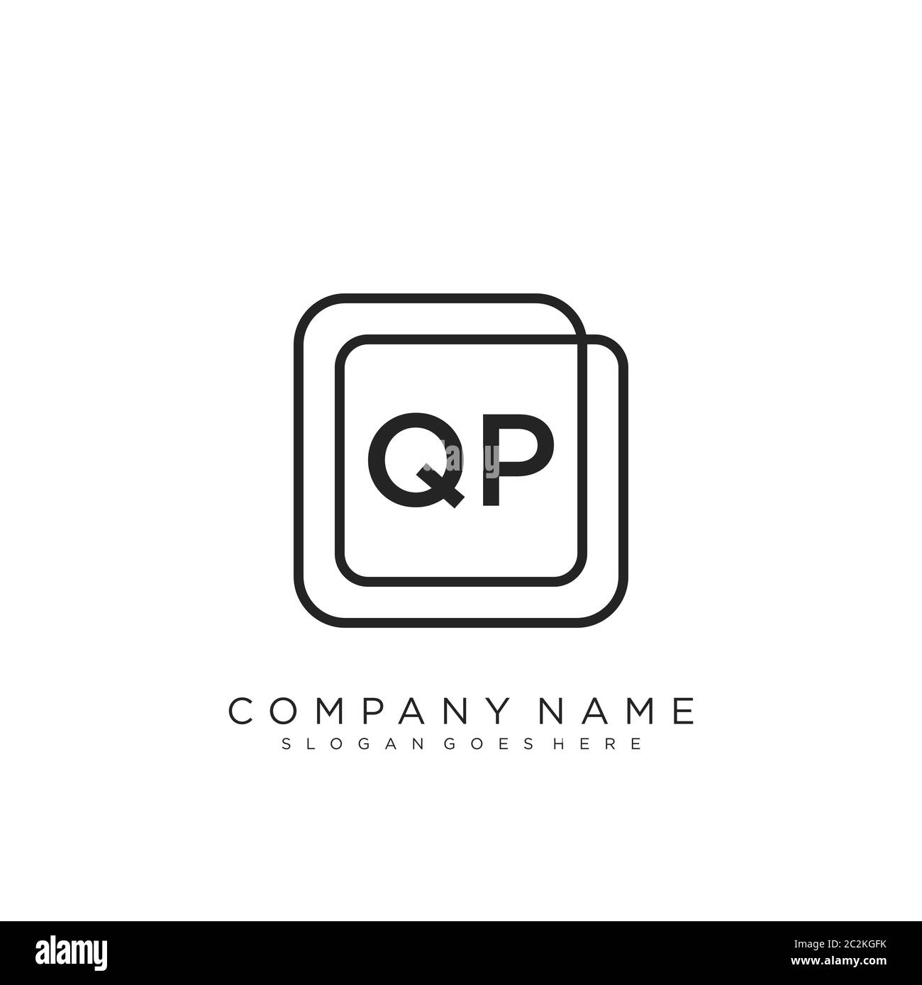 Qp logo vector vectors hi-res stock photography and images - Alamy