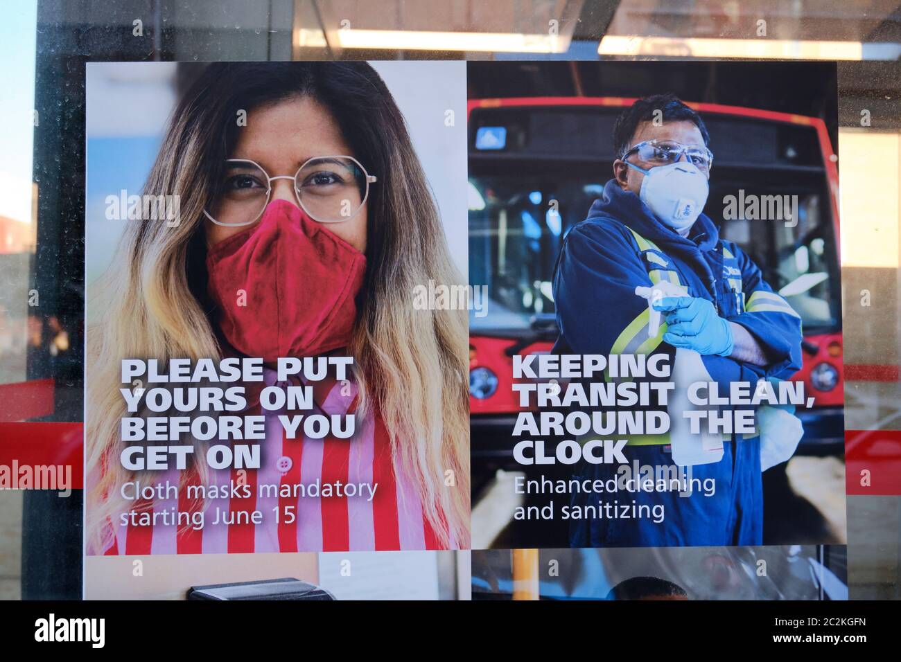 Mandatory masks on public transport hi-res stock photography and images ...