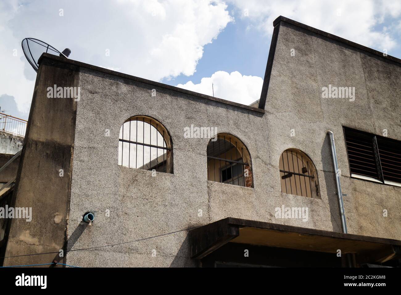 Old concrete grunge wall of building, stock photo Stock Photo - Alamy