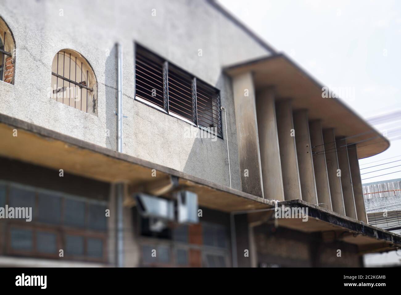 Old concrete grunge wall of building, stock photo Stock Photo - Alamy