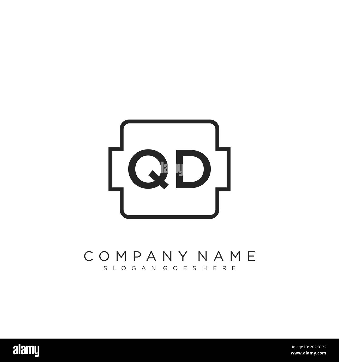 Letter qd Stock Vector Images - Alamy