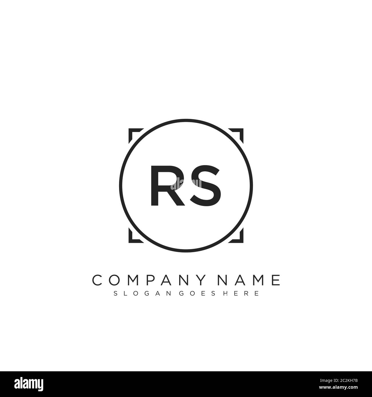 Rs initials logo Stock Vector Images - Alamy