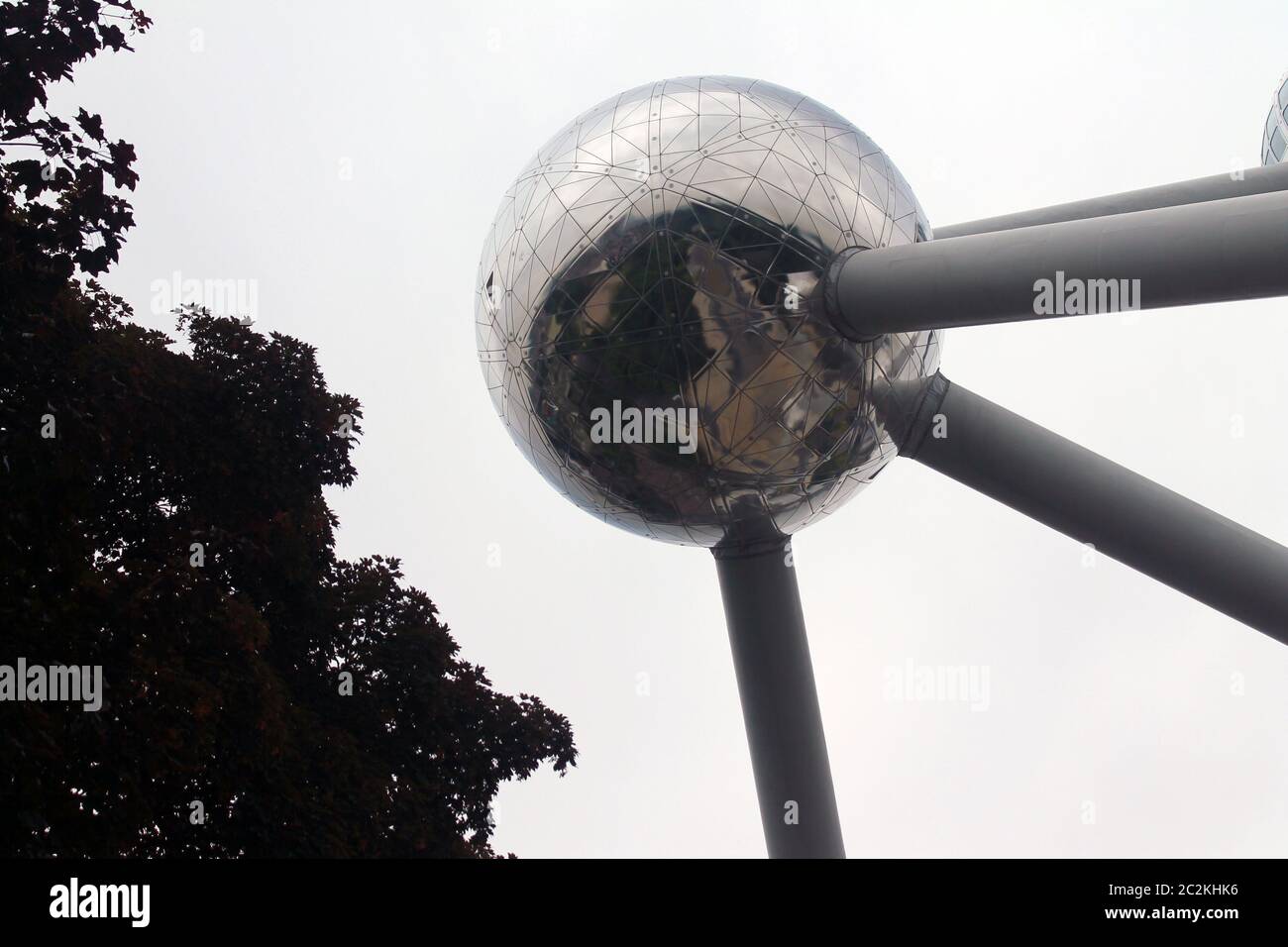 A sphere of the Atomium in Bruxelles Stock Photo - Alamy