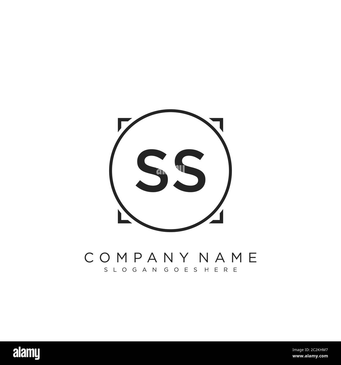 Ss Monogram Vector Vectors High Resolution Stock Photography and Images ...