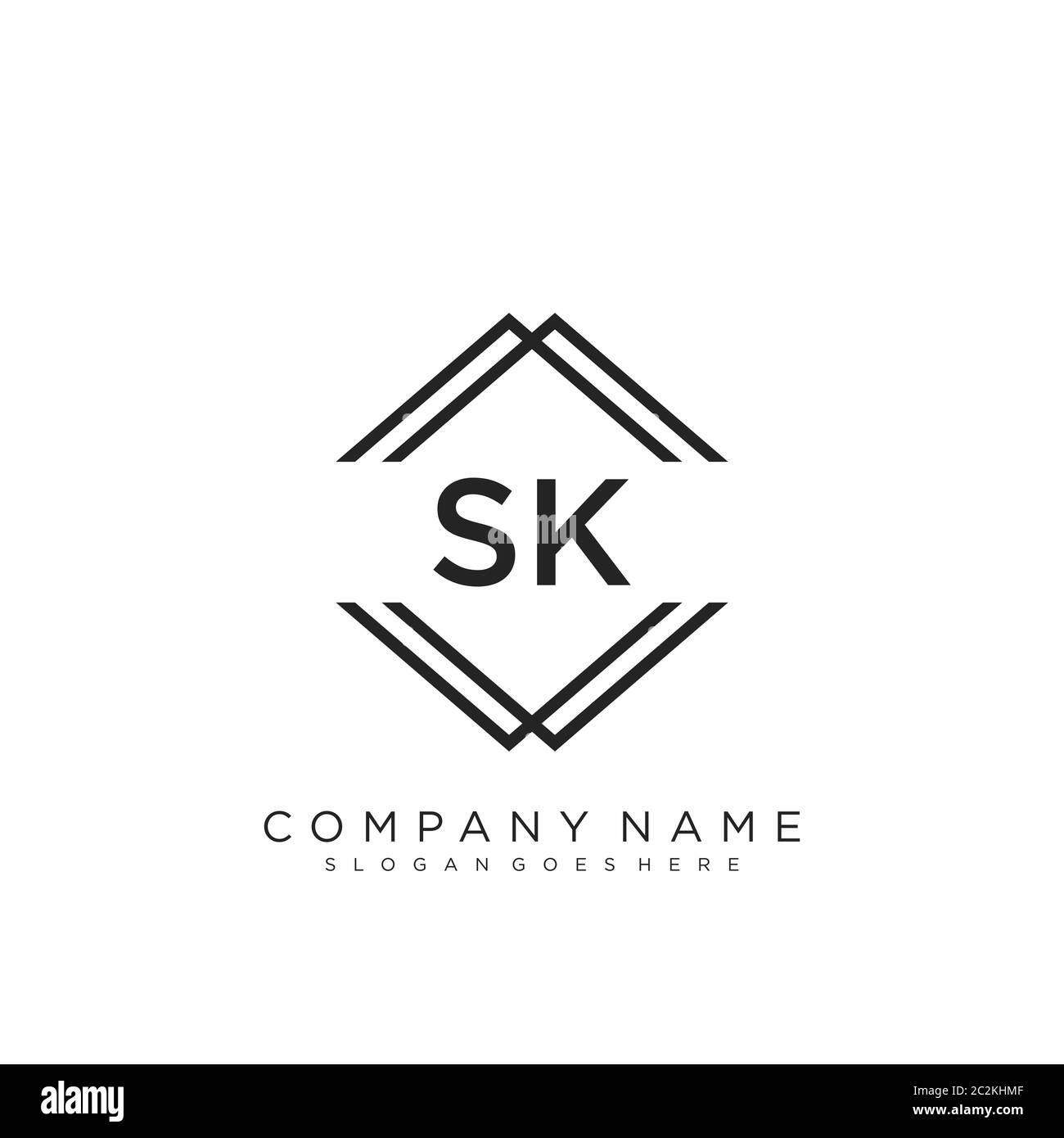 Sk font Stock Vector Images - Alamy