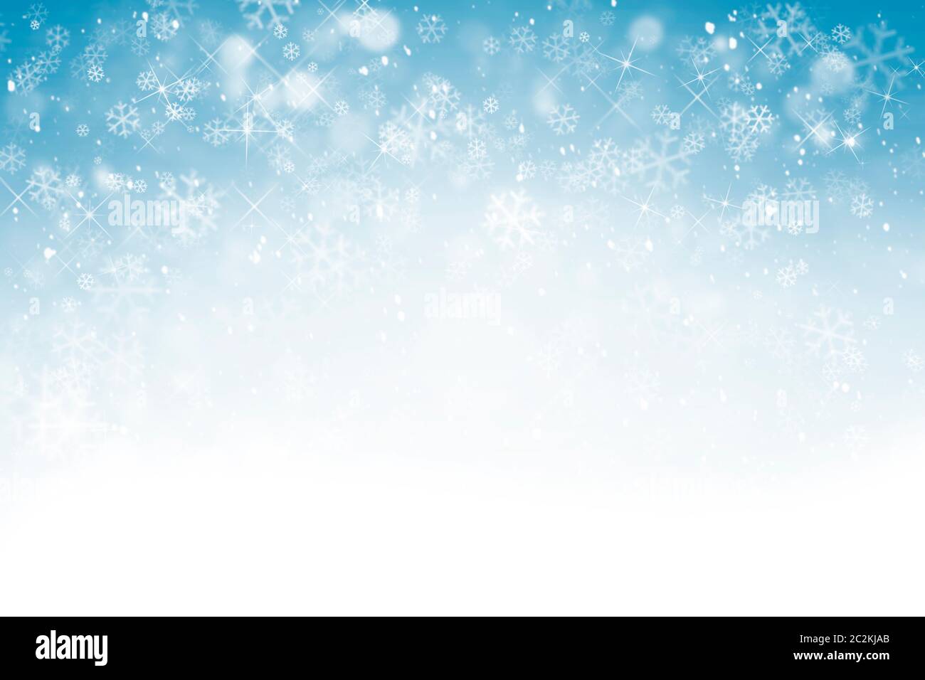 abstract winter sky background with snowflakes Stock Photo - Alamy