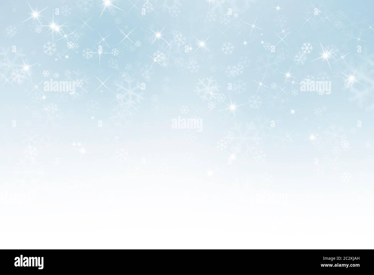 abstract winter sky background with snowflakes Stock Photo - Alamy