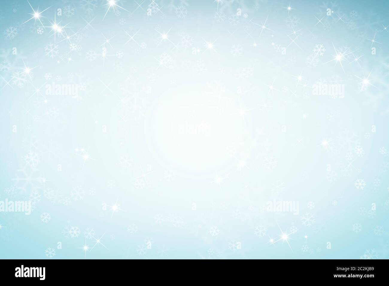 abstract winter sky background with snowflakes Stock Photo - Alamy