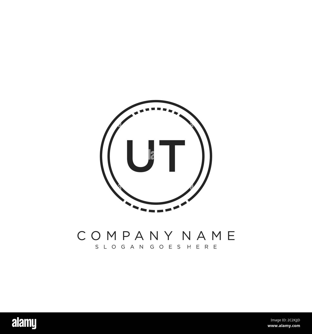 Ut initial logo hi-res stock photography and images - Alamy