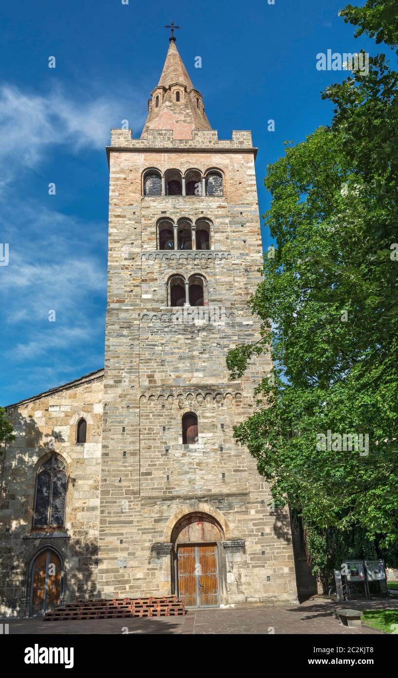 Switzerland, Valais Canton, Sion, Cathedral of Notre Dame du Glarier ...