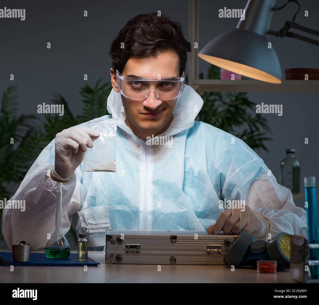 Forensic fingerprint microscope hi-res stock photography and images - Alamy