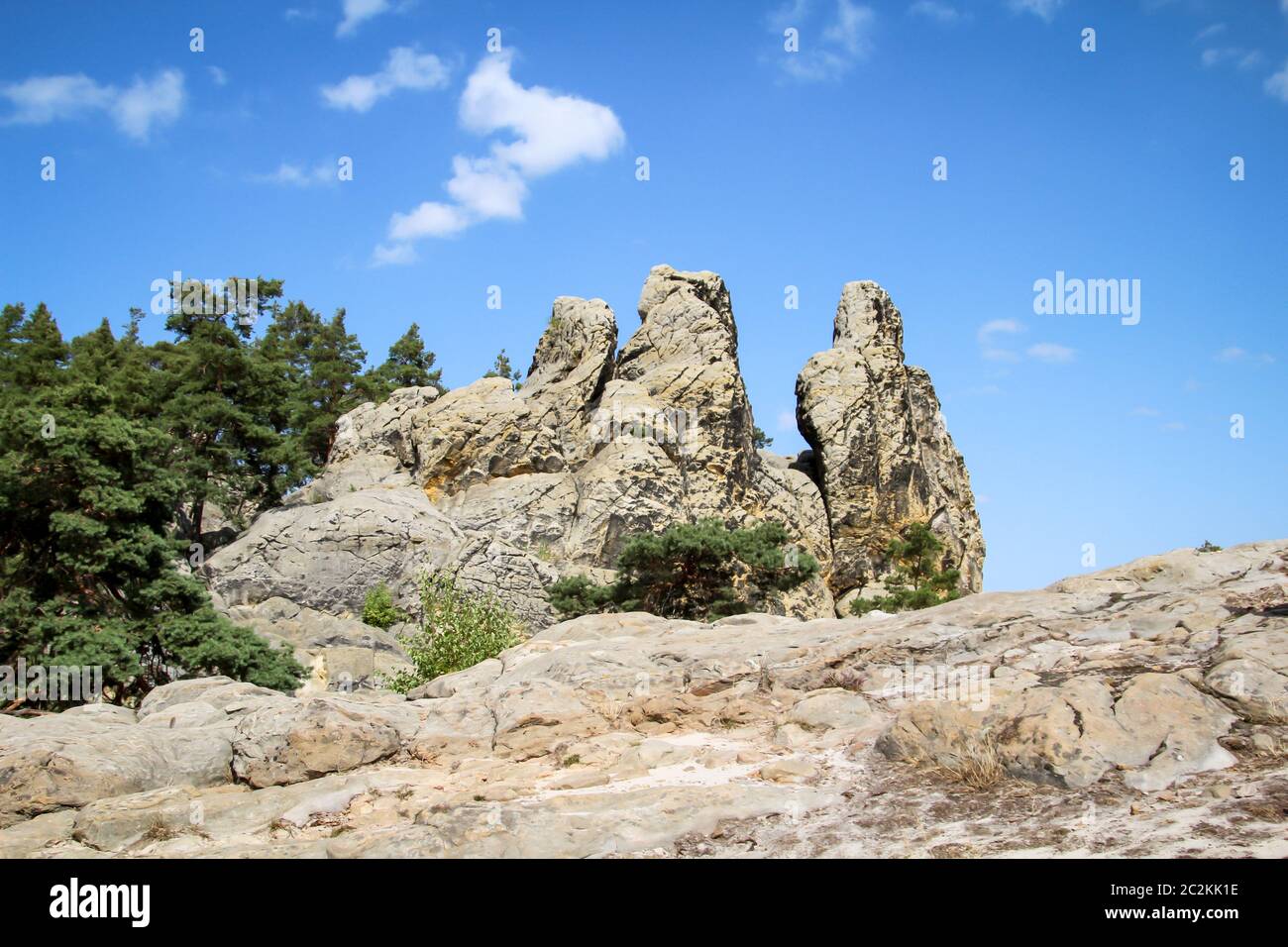 Resin, mountains, rocks of sandstone form a beautiful landscape Stock ...