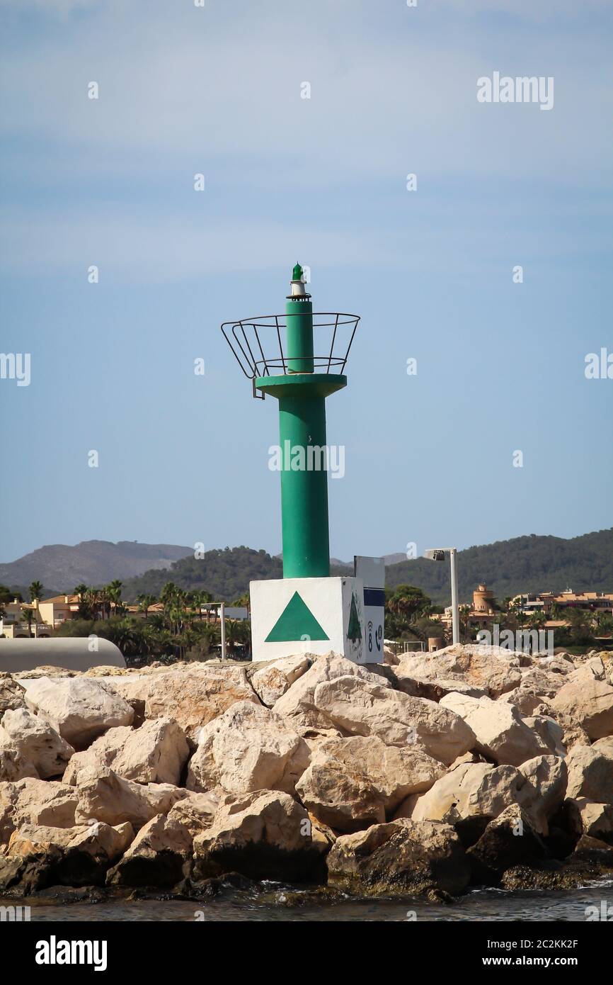Signal, signaling of a port for instructions to ships Stock Photo - Alamy