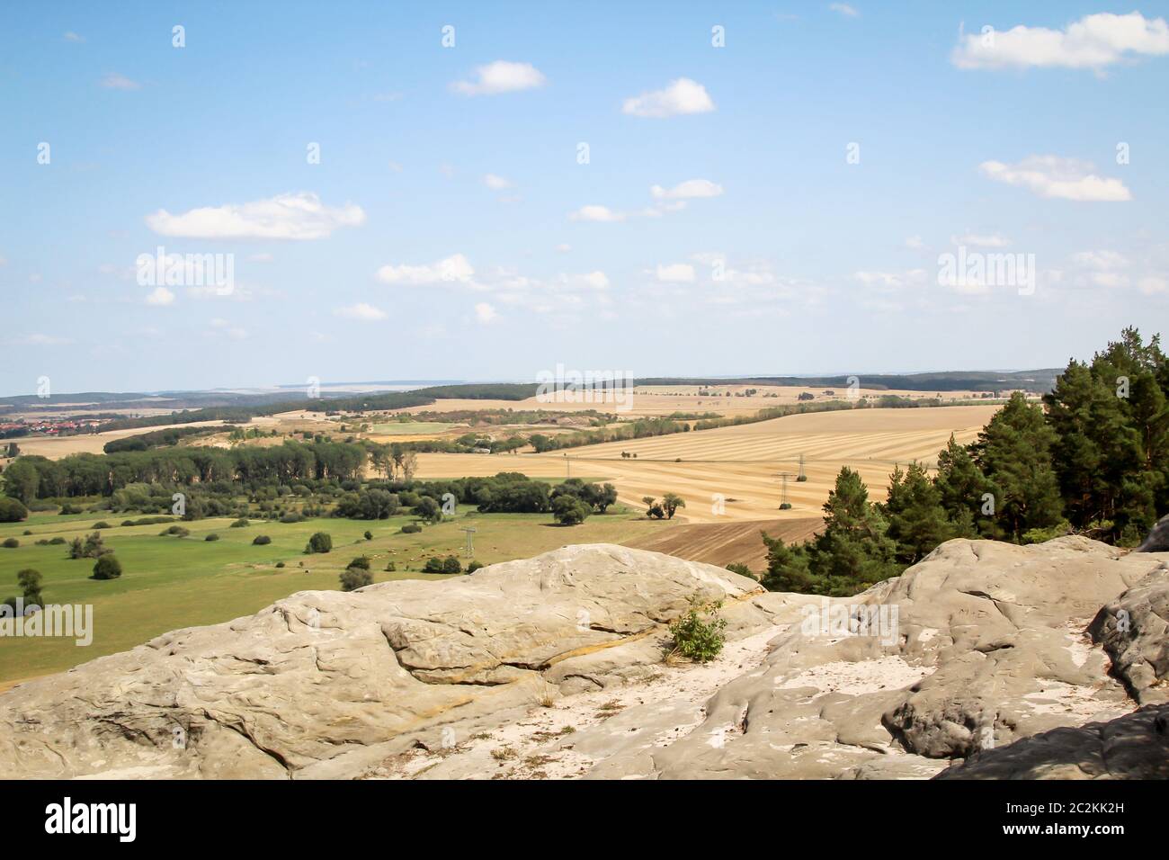 Resin, mountains, rocks of sandstone form a beautiful landscape Stock ...