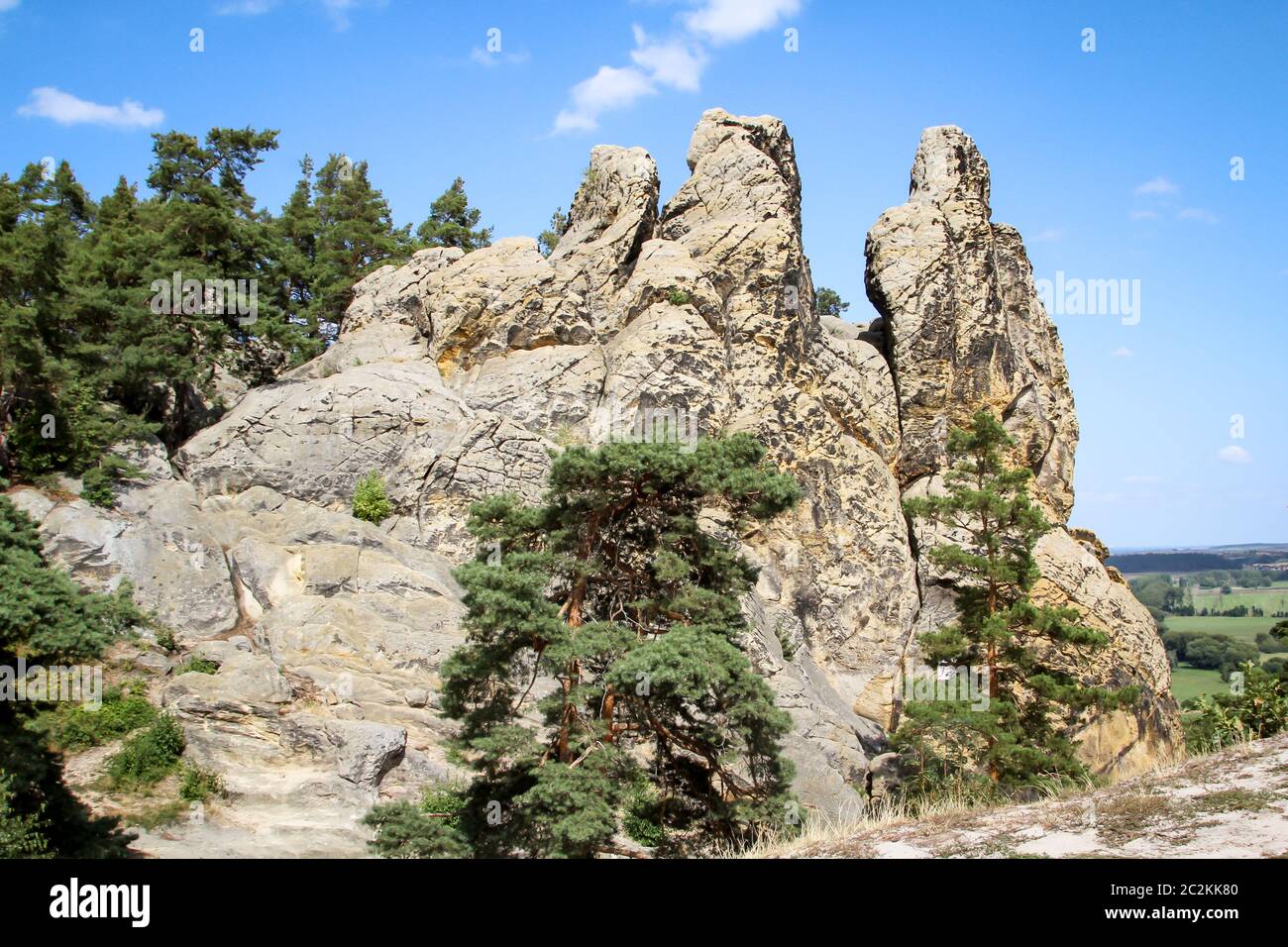 Resin, mountains, rocks of sandstone form a beautiful landscape Stock ...