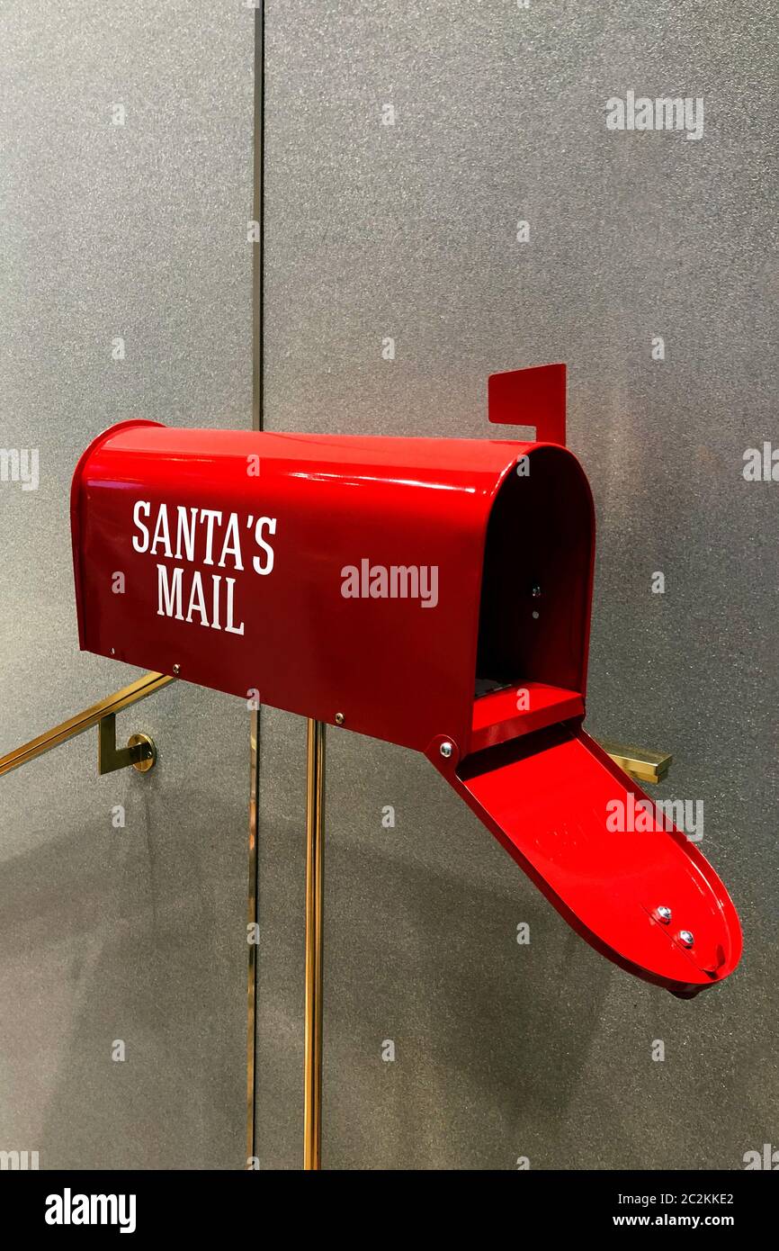 Santa mail box hi-res stock photography and images - Alamy