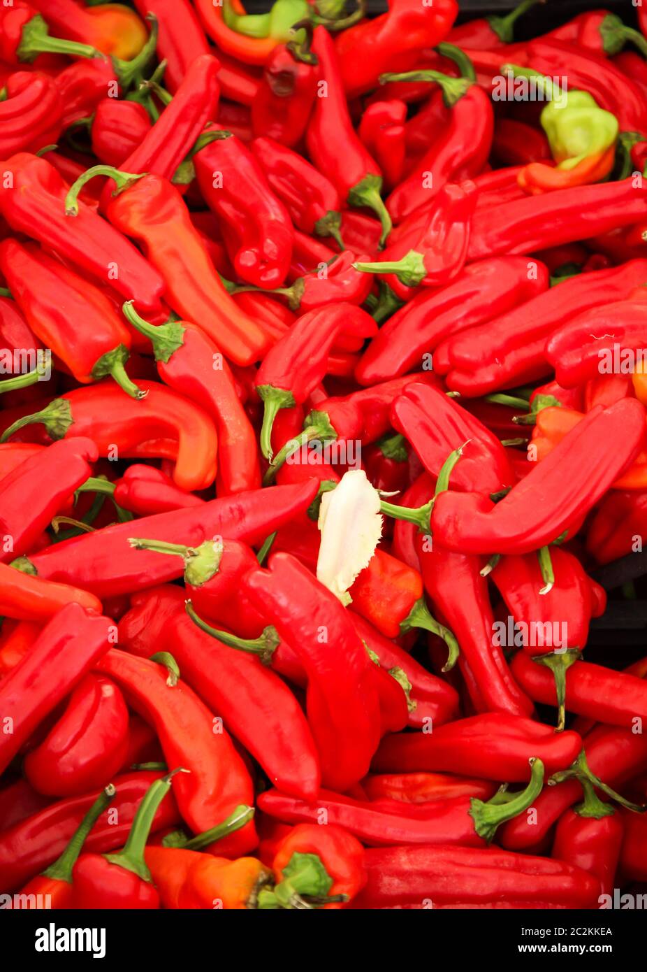 Paprika and pepperoni Stock Photo - Alamy