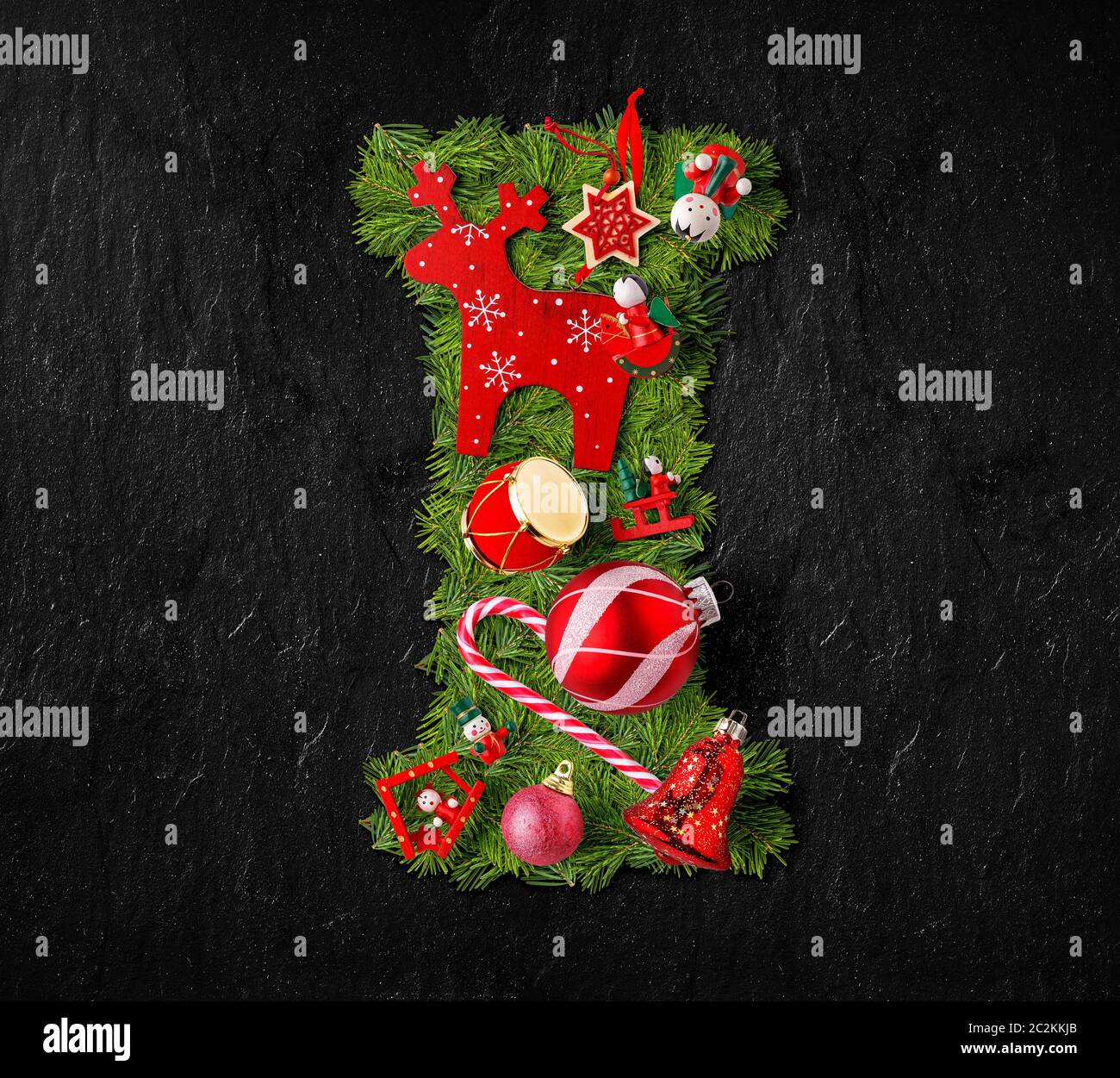 Christmas alphabet letter i hi-res stock photography and images - Alamy