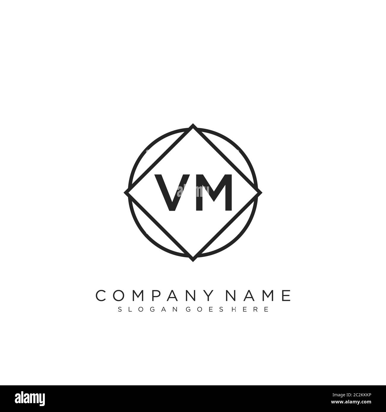 Vm letter Stock Vector Images - Alamy