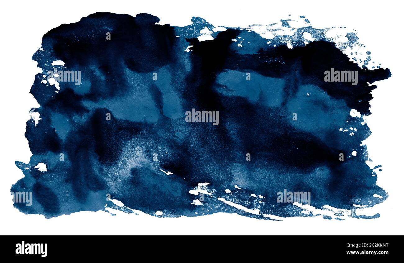 Isolated watercolor texture with dark blue, grey, black color Stock ...