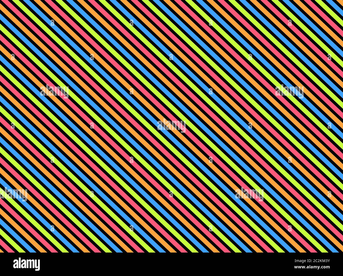 Colorful diagonal striped background with many colors Stock Photo - Alamy