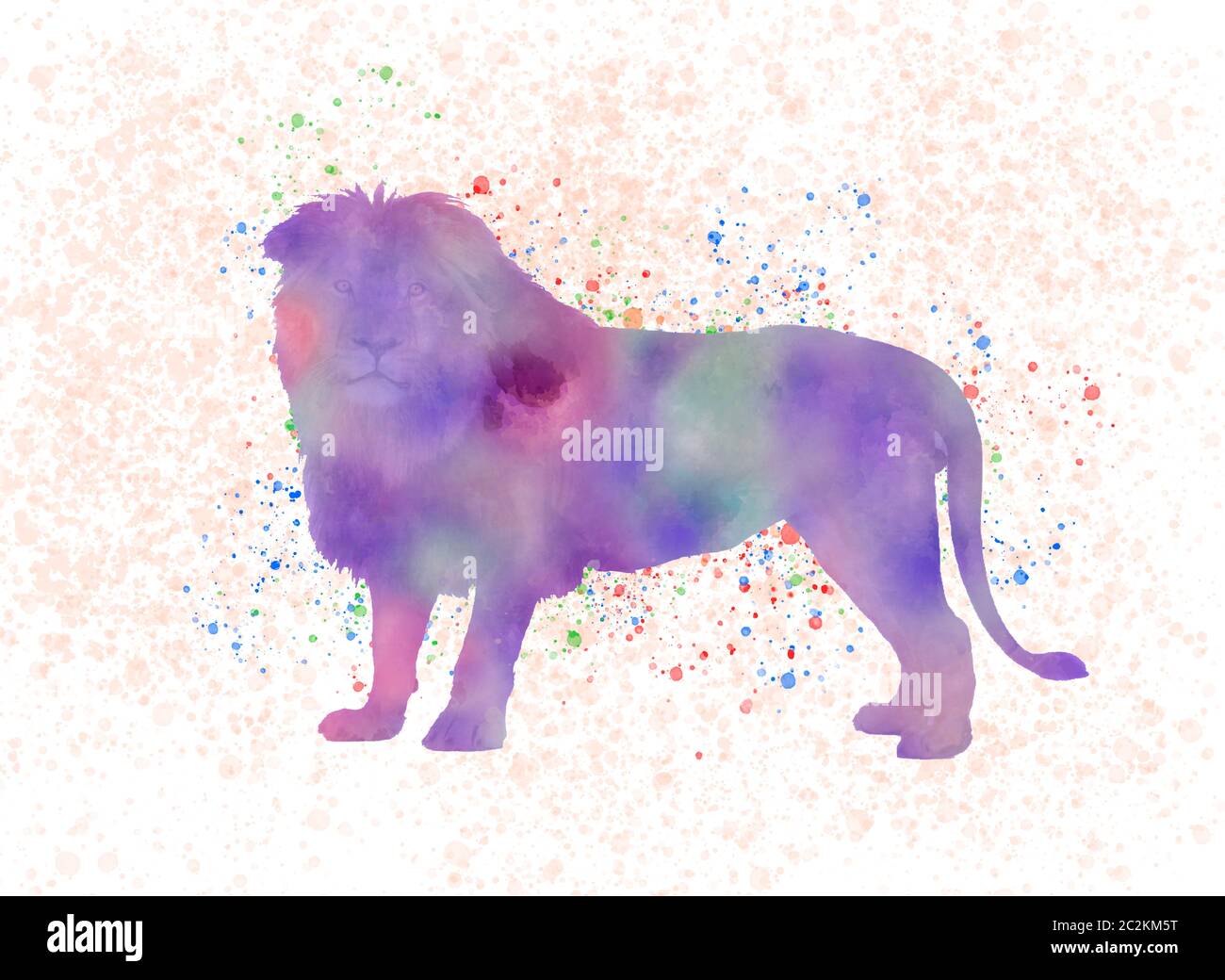 Abstract lion art hi-res stock photography and images - Alamy
