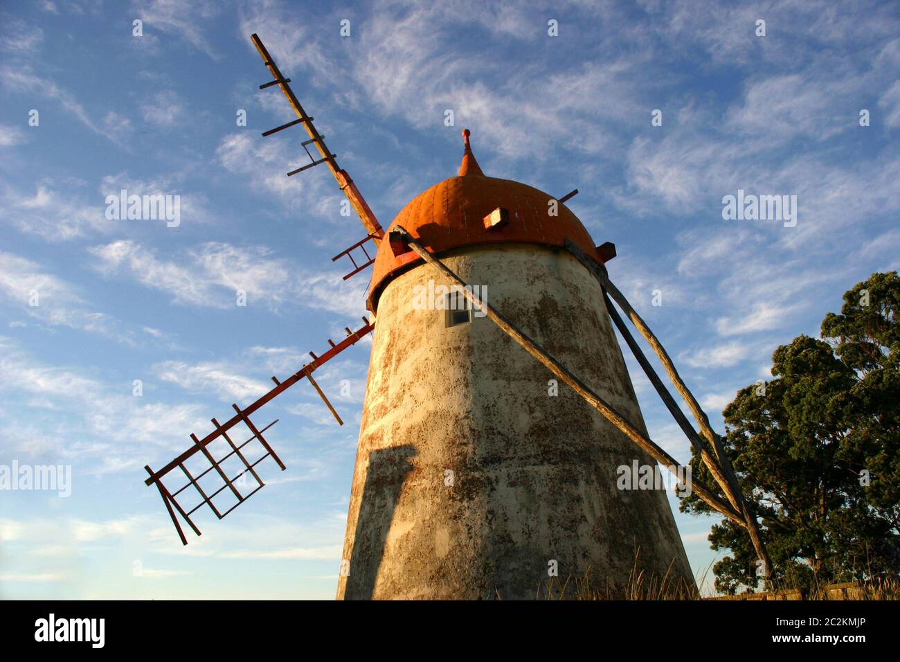 azores ancient windmill Stock Photo - Alamy