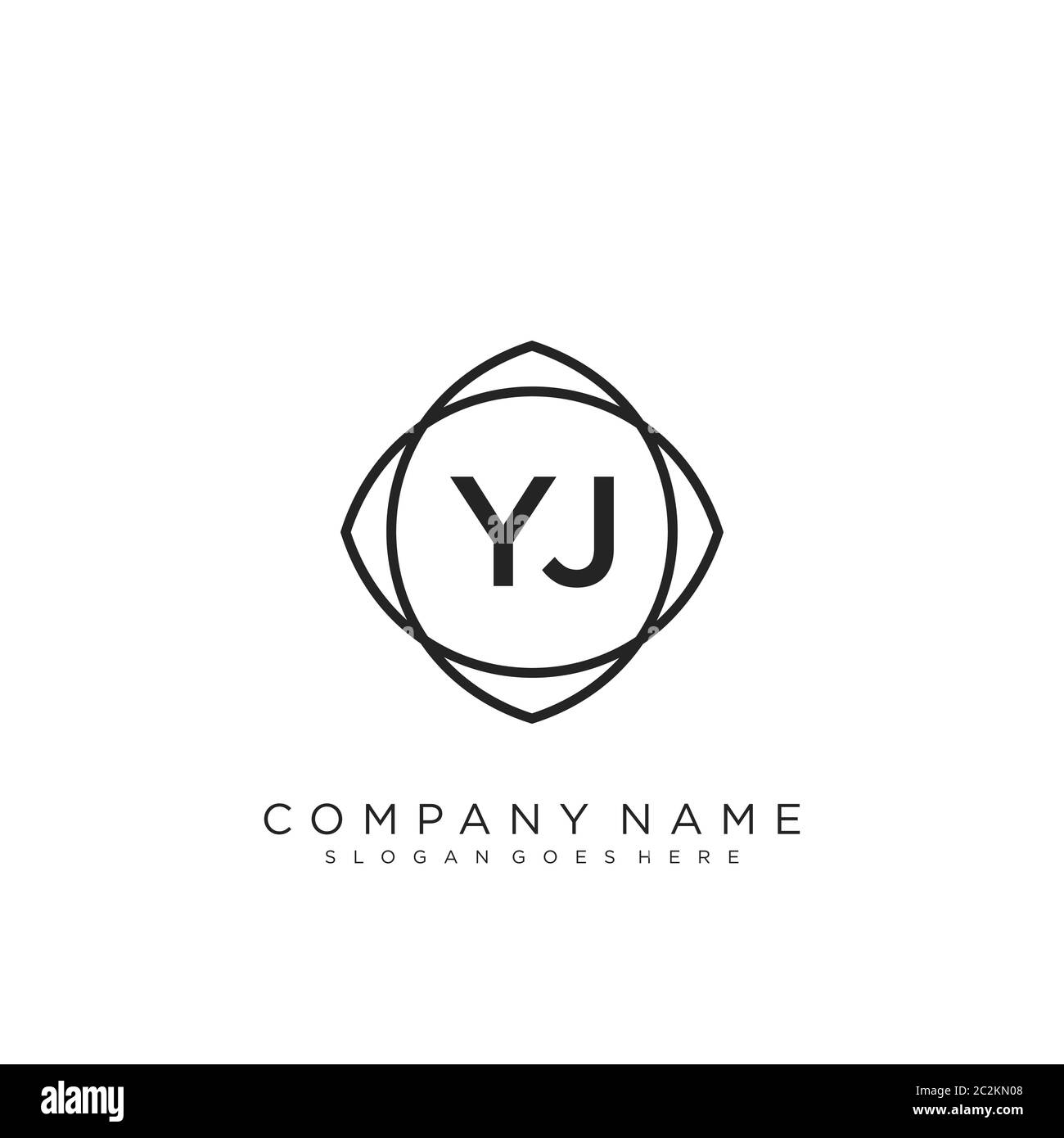 Letter yj vector vectors hi-res stock photography and images - Alamy