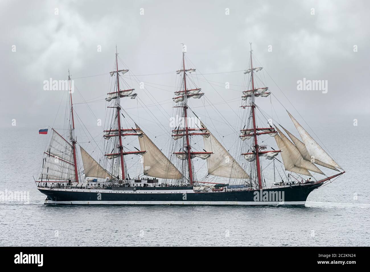 Large Tall Ship Full Sail High Resolution Stock Photography and Images ...