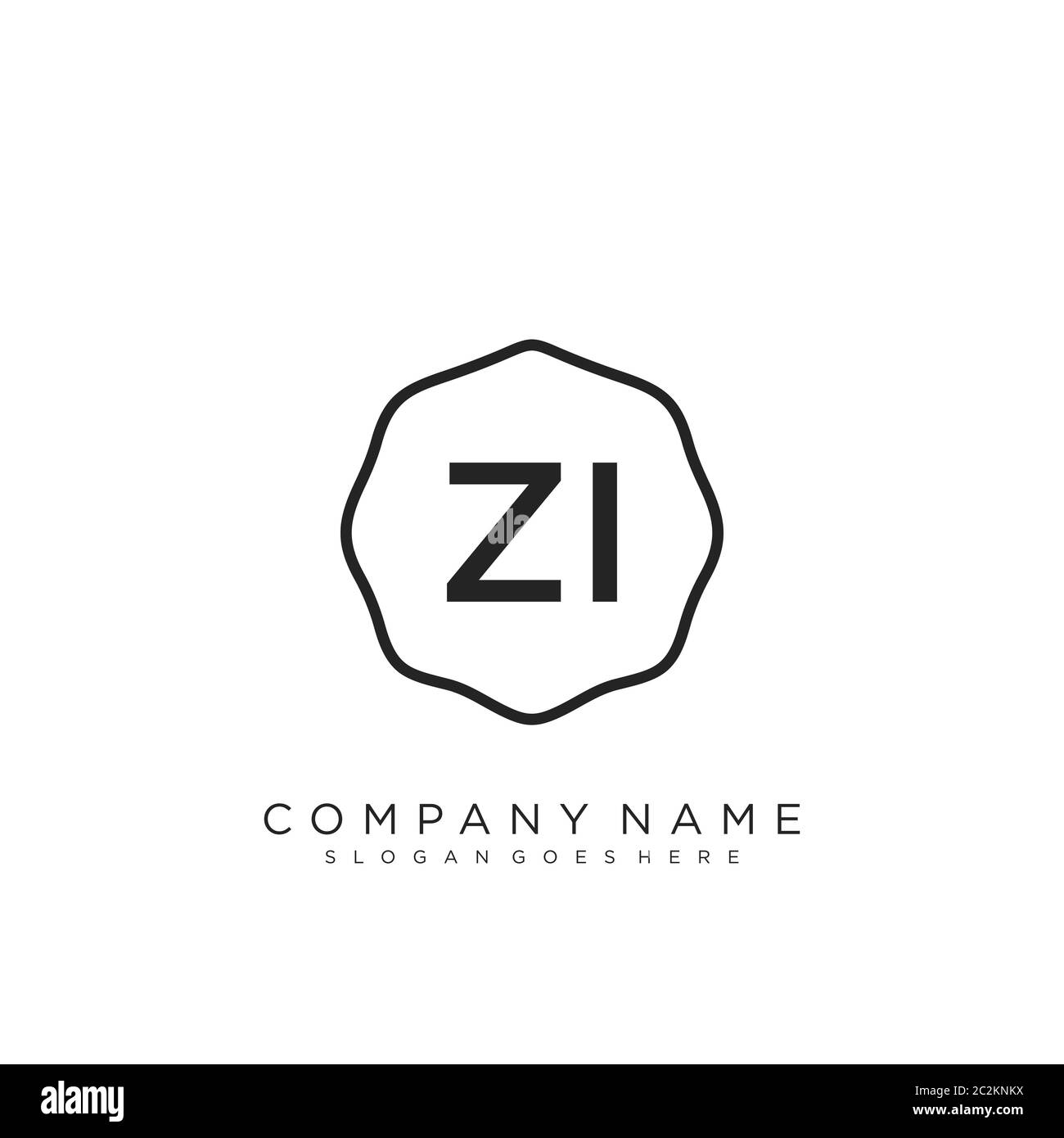 Zi logo vector vectors hi-res stock photography and images - Alamy