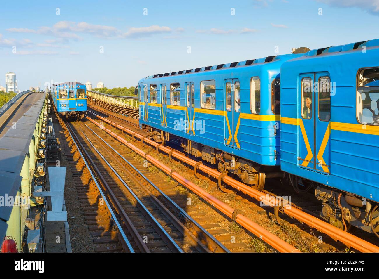Kyiv metro underground train Ukraine Stock Photo - Alamy