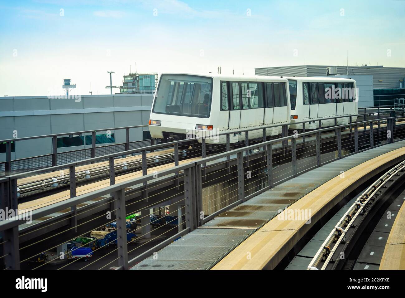Train transfer, Frankfurt airport, Germany Stock Photo - Alamy