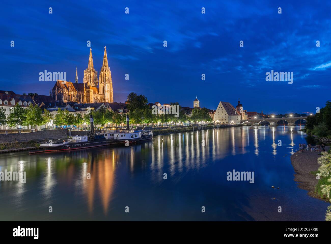 Regensburg sunset hi-res stock photography and images - Alamy