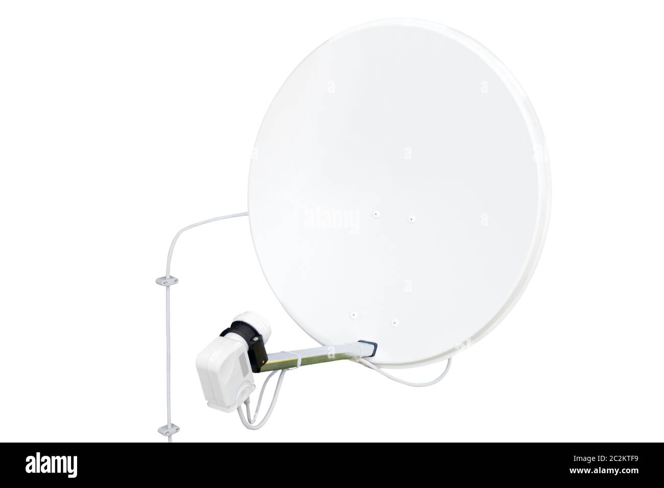 satellite dish isolated Stock Photo - Alamy