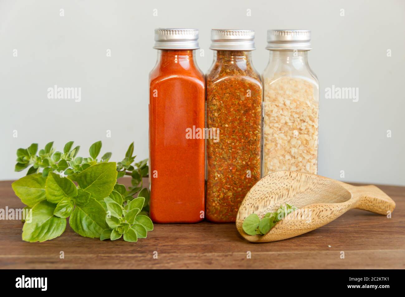 set of spices and fresh herbs Stock Photo - Alamy