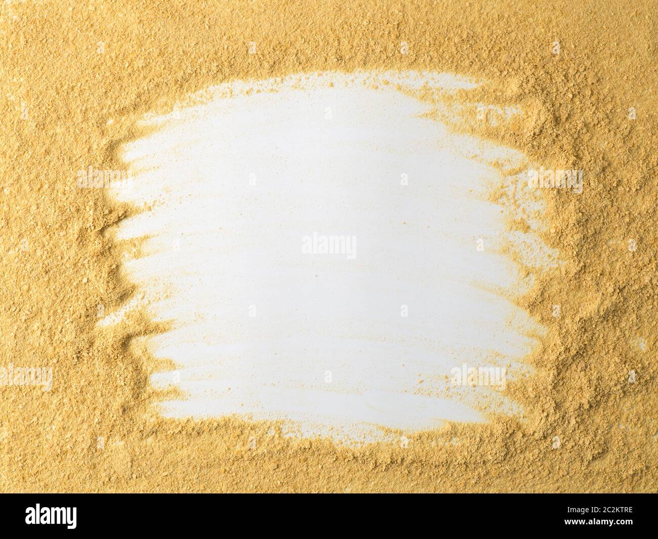Nutritional inactive yeast top view Stock Photo - Alamy