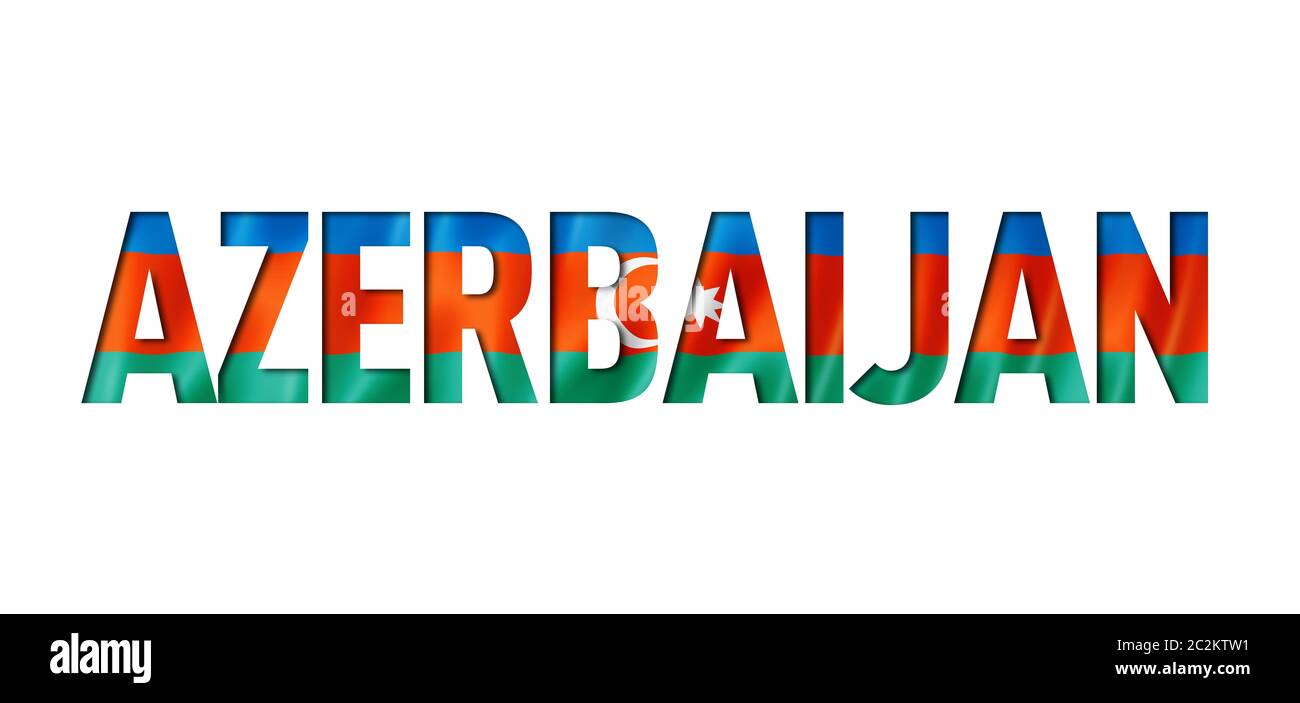 azerbaijani flag text font. azerbaijan symbol background Stock Photo ...